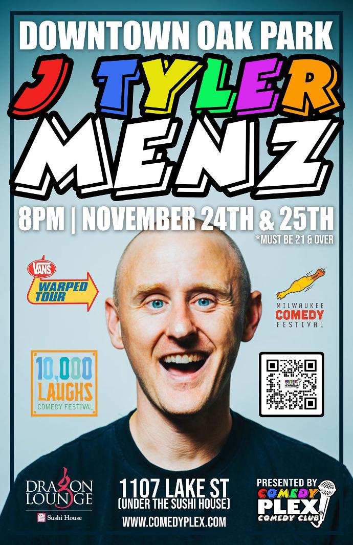 Comedy Plex Presents J Tyler Menz Comedy Plex Comedy Club
